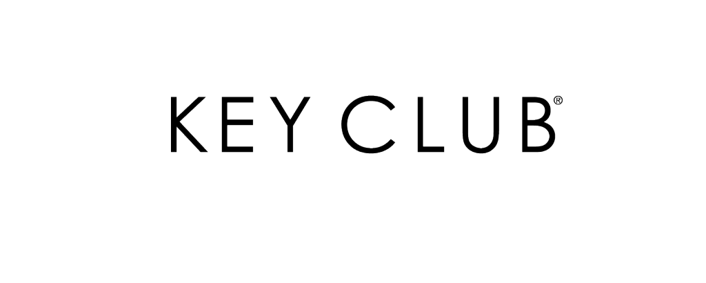 Key Club wordmark – horizontal – black | Key Club