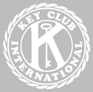 Key Club seal – white | Key Club
